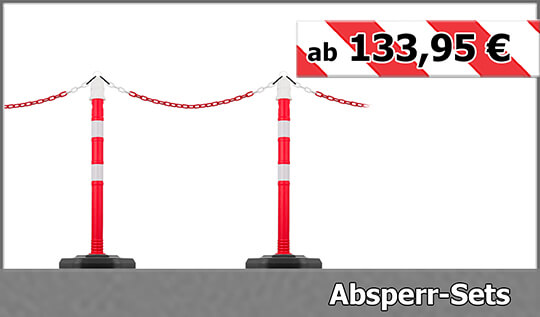 Unsere Absperrpfosten in unterschiedlicher Einbaumöglichkeiten ...